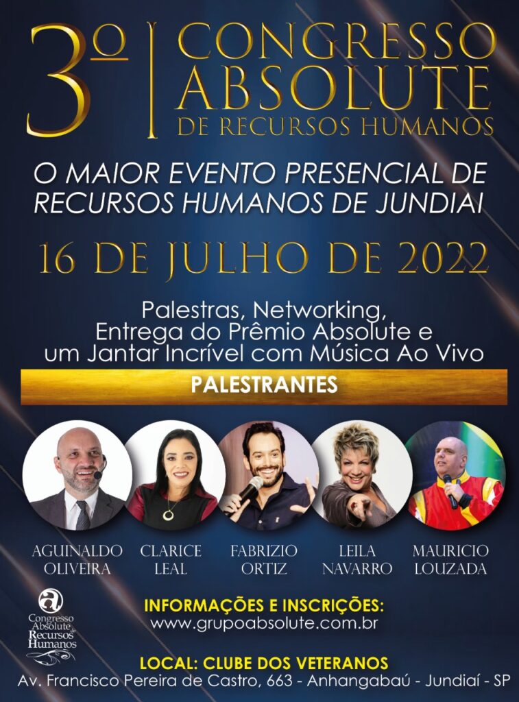 3º Congresso Absolute de Recursos Humanos - Leila Navarro - Palestrante Motivacional